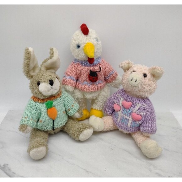Hugfun International | Toys | Vintage 999 Hugfun Plush Bunny Chicken ...